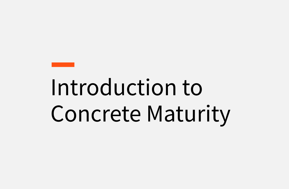 What is the Maturity Method? - Maturix Concrete Sensors