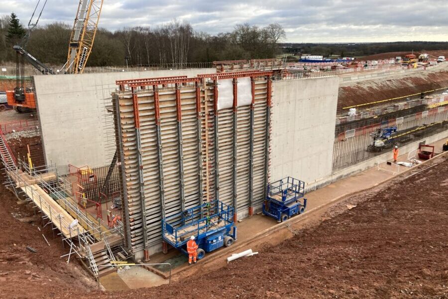 High Speed 2 (HS2), UK - Maturix Smart Monitoring of Concrete Curing